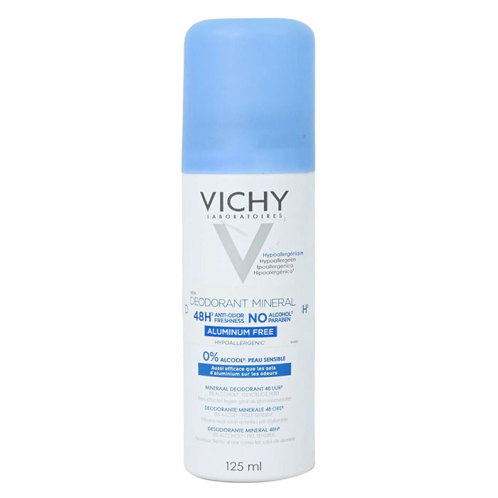Vichy Deodorant Mineral Spray 125 ml - Al Ain E-Outlet