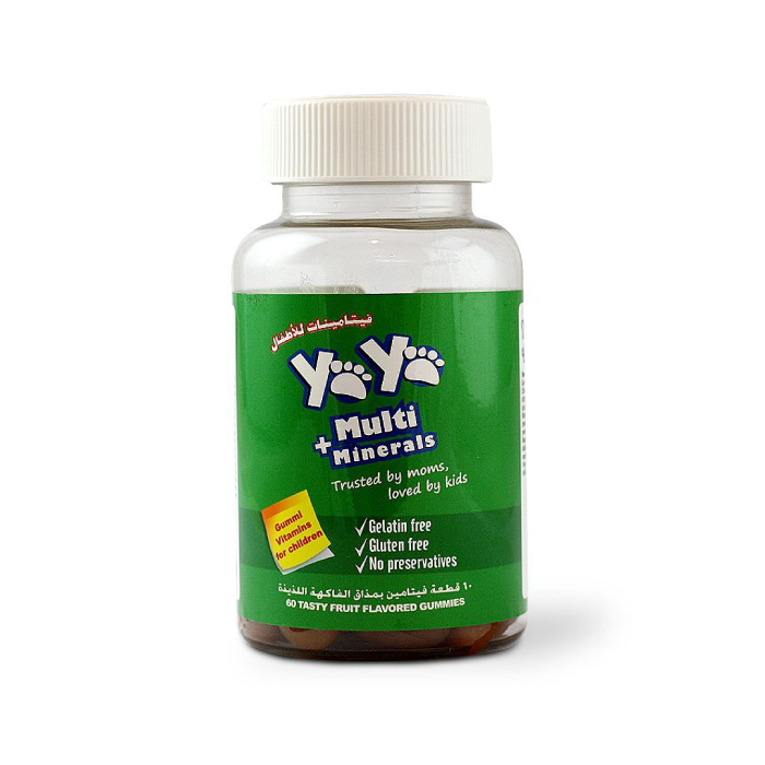 Yaya - Multi + Minerals 60's Fruit Flavoured Gummies - Al Ain E-Outlet