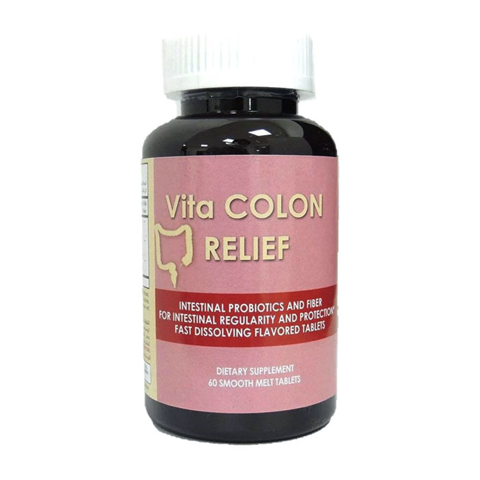 Vita Colon Relief Smooth Melt 60 Tablets - Al Ain E-Outlet