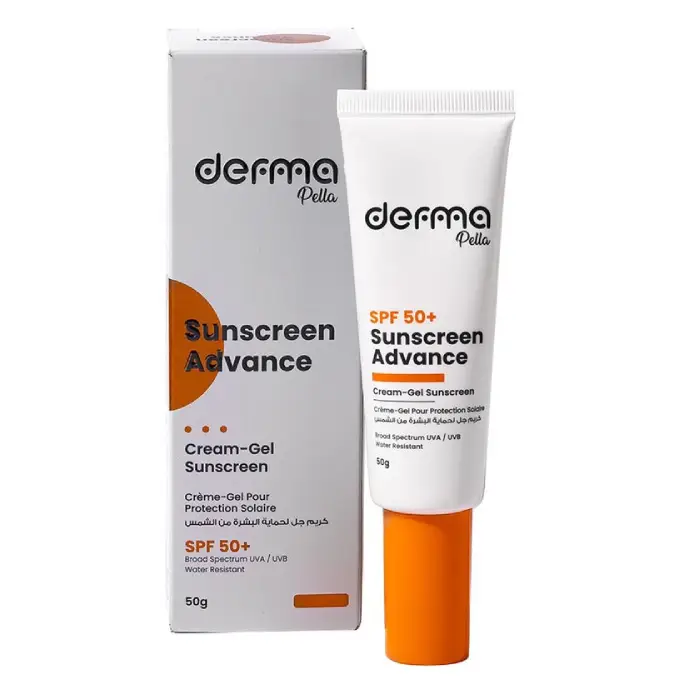 Derma Pella Advance Sunscreen SPF 50+ Cream Gel 50g - Al Ain E-Outlet
